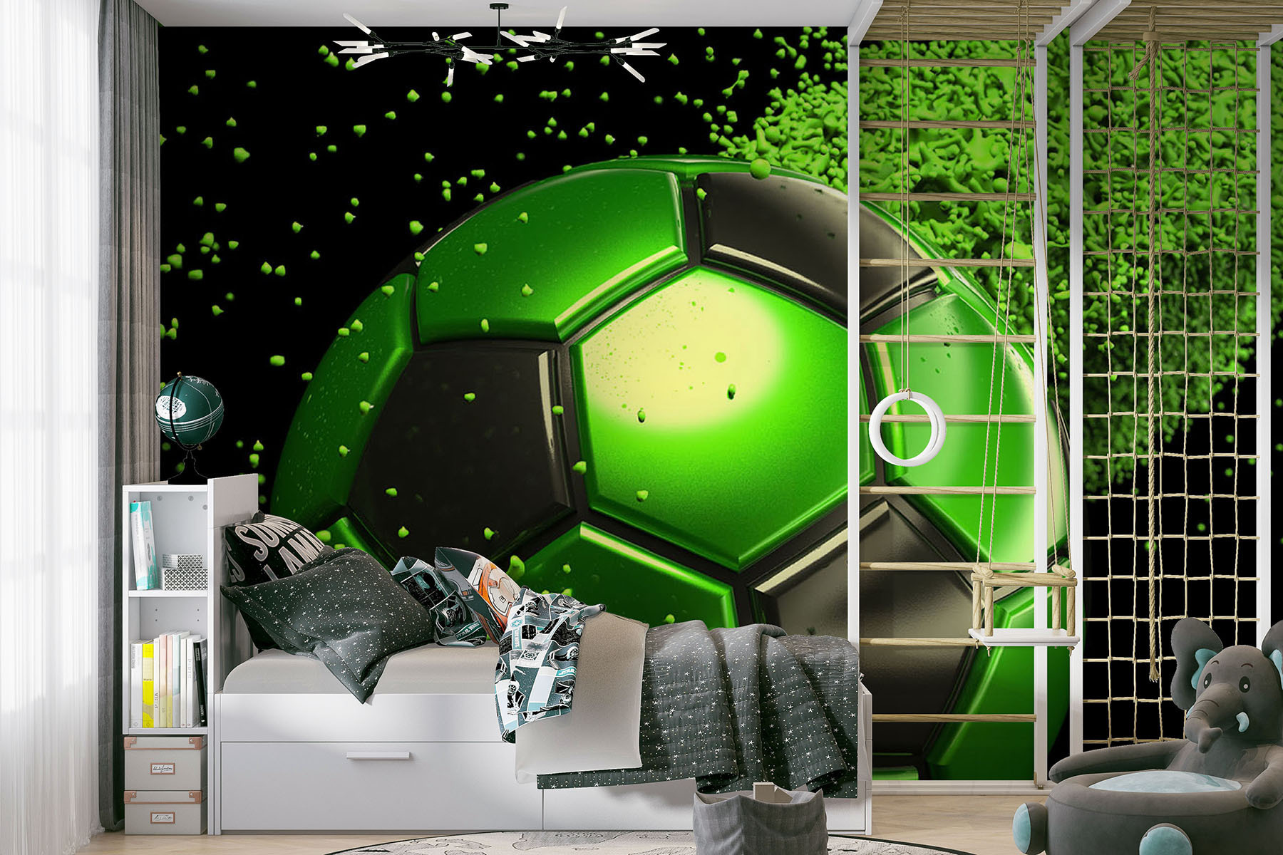 Wall murals Football is a world sport nr. u72789 - Uwalls